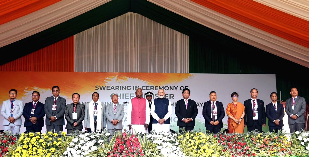 Conrad Sangma takes oath as Meghalaya CM for 2nd term