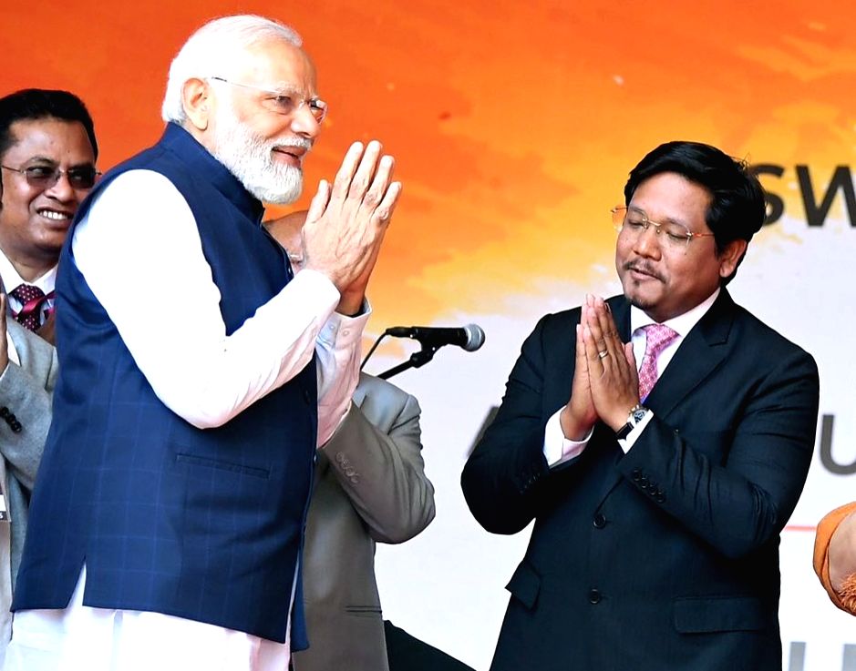 Conrad Sangma takes oath as Meghalaya CM for 2nd term