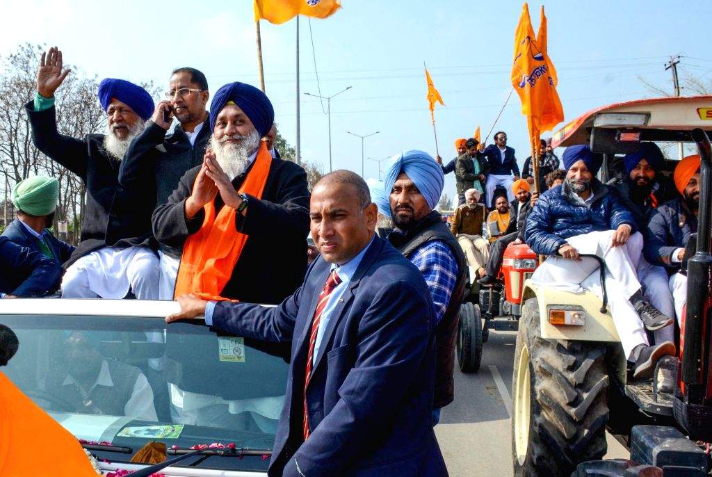 Shiromani Akali Dal (SAD) President Sukhbir Singh Badal during 'Punjab ...