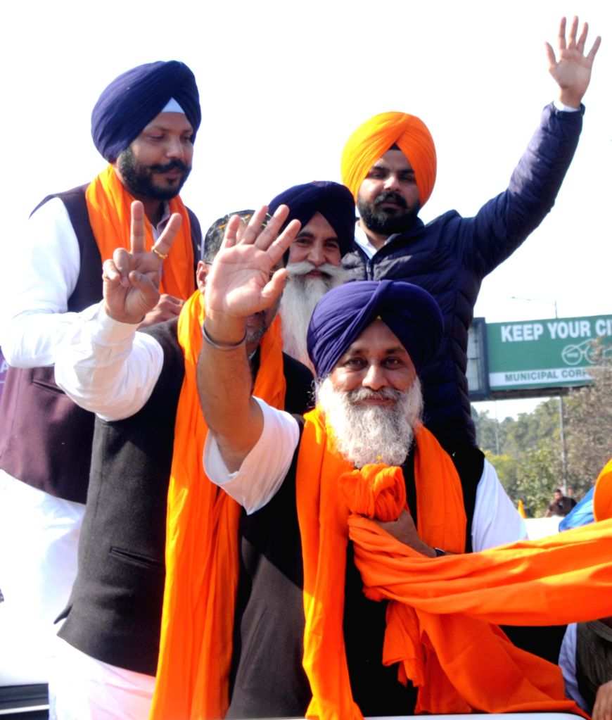 Shiromani Akali Dal (SAD) President Sukhbir Singh Badal during 'Punjab ...