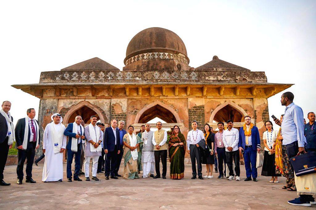 Shivraj Chouhan Visits Mandu With BRICS Ministers
