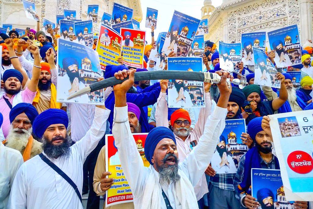 Sikh Groups Mark Operation Blue Star Anniversary at Golden Temple