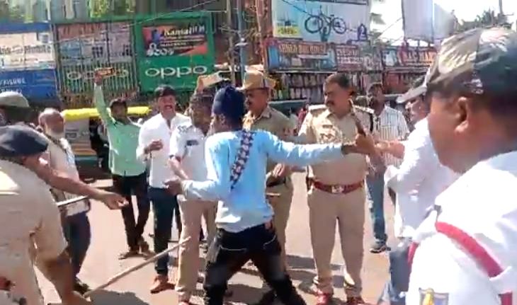 Free photo : Sikh youth wield swords while going on bike, lathicharged ...