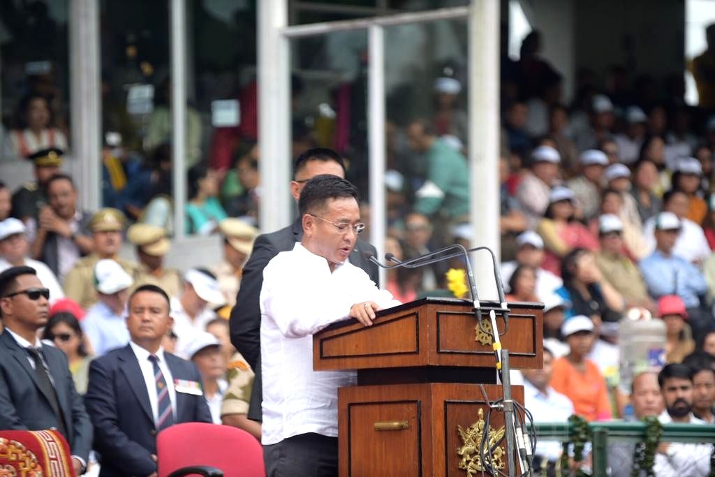 Independence Day celebrations in Sikkim