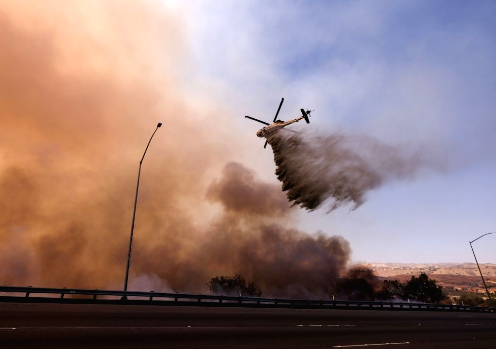 U.S.-SIMI VALLEY-WILDFIRE