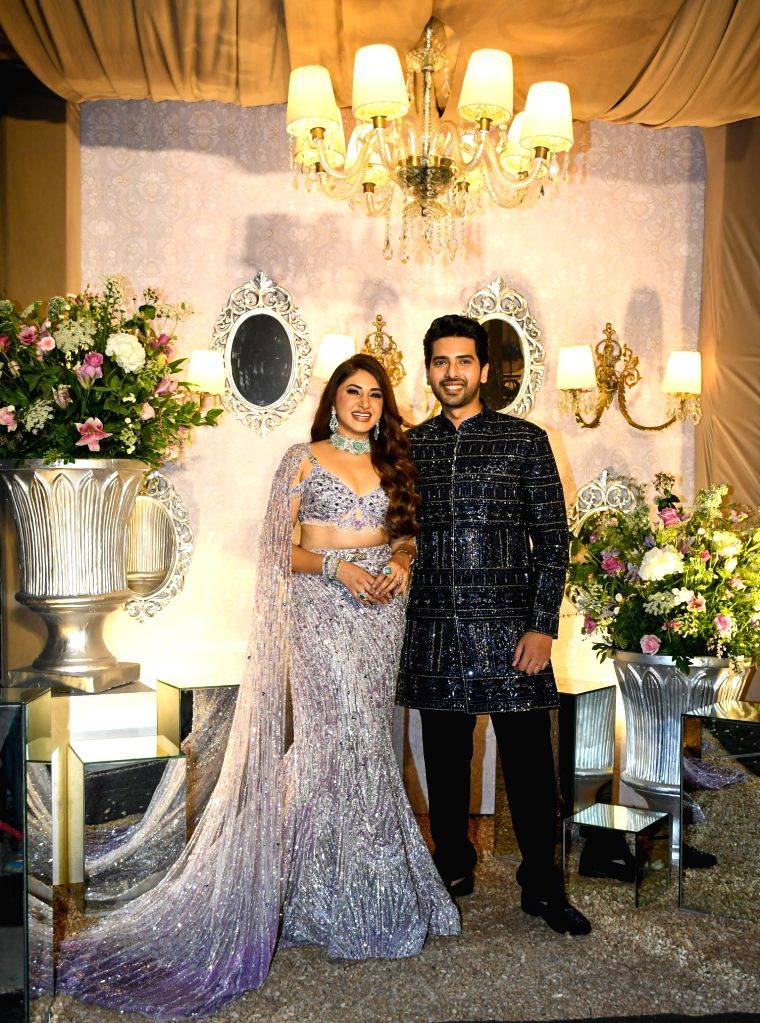 Singer Armaan Malik and influencer Aashna Shroff at their Wedding Party