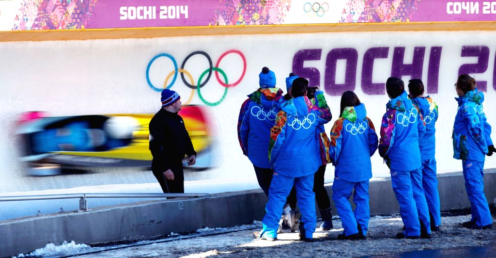 Training at the Rosa Khutor Extreme Park ahead of Sochi 2014 Olympic ...