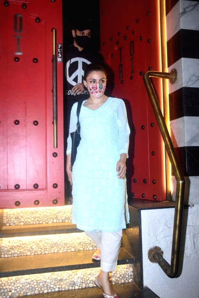 Soha And Kunal Spotted at Tori Bandra