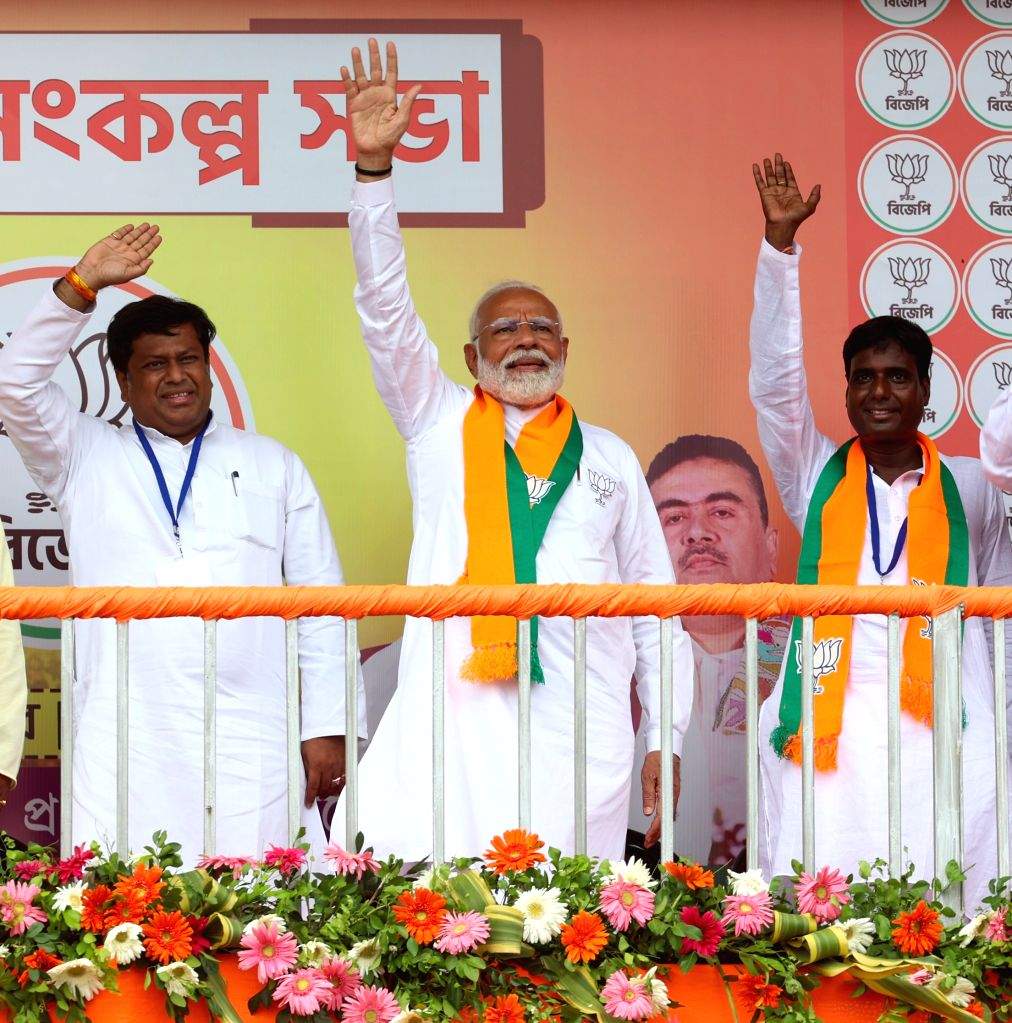 South 24 Parganas : Prime Minister Narendra Modi attends an election ...
