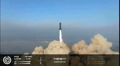 SpaceX's Starship successfully launched on first orbital test flight (Ld)