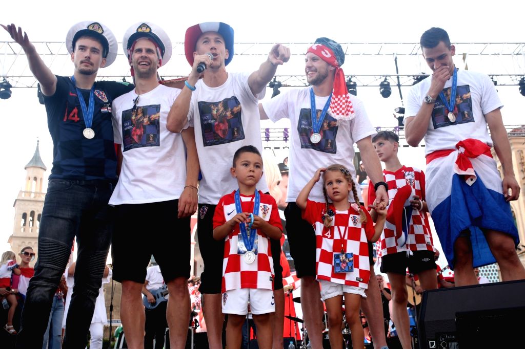 CROATIA-SPLIT-FIFA WORLD CUP-CELEBRATION