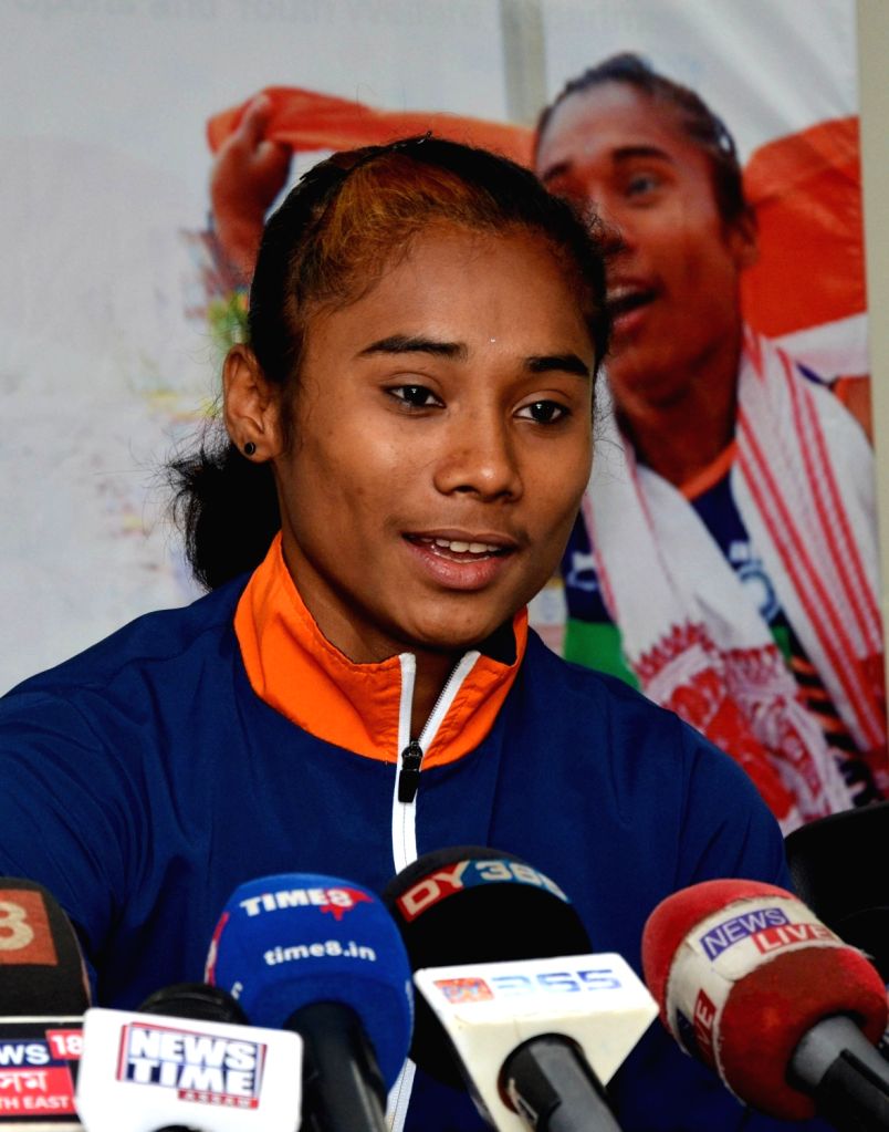 Hima Das' press conference