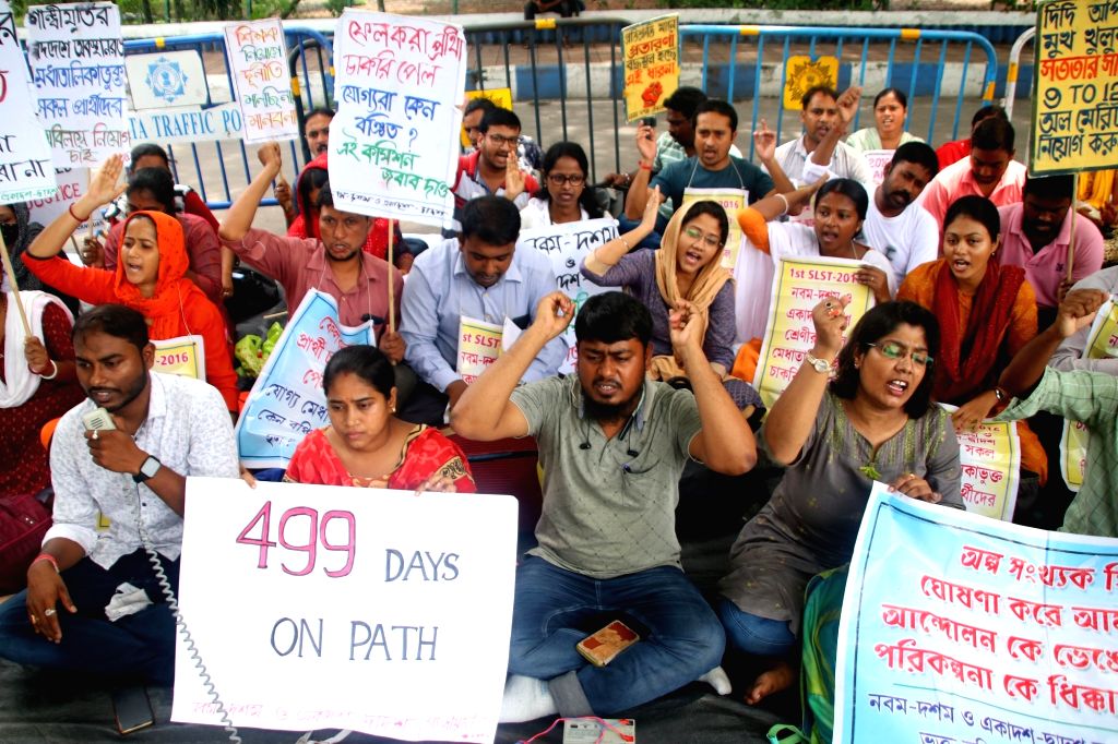 SSC passed waiting listed candidates participate in a sitting demonstration