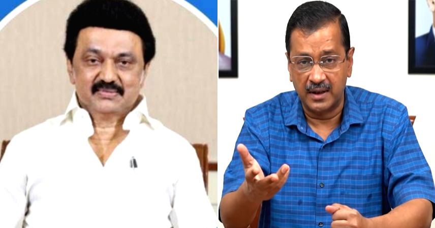 Free Photo : Stalin thanks Kejriwal for joining move against governors