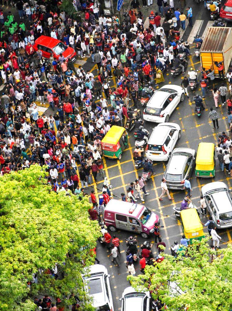 Stampede outside M. Chinnaswamy Stadium during RCB celebration in Bengaluru