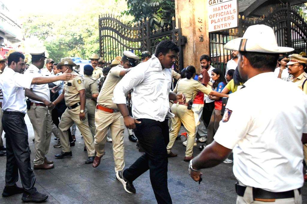 Stampede outside M. Chinnaswamy Stadium during RCB celebration in Bengaluru