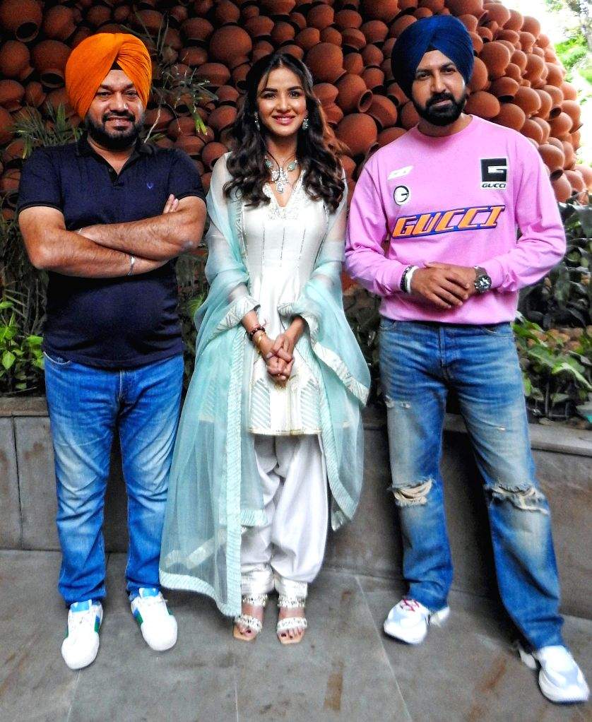Star cast of the upcoming film 'Ardaas Sarbat De Bhale Di' during a ...