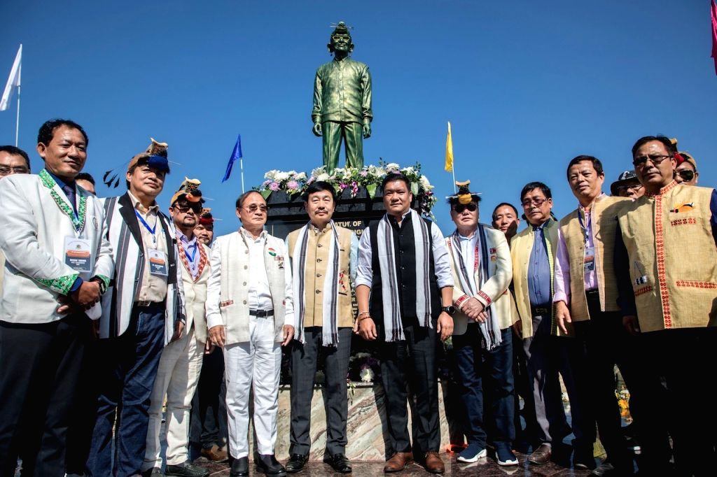 Free photo : Statue of Itanagar founder Nabam Runghi unveiled