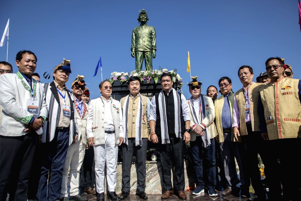 Free photo : Statue of Itanagar founder Nabam Runghi unveils