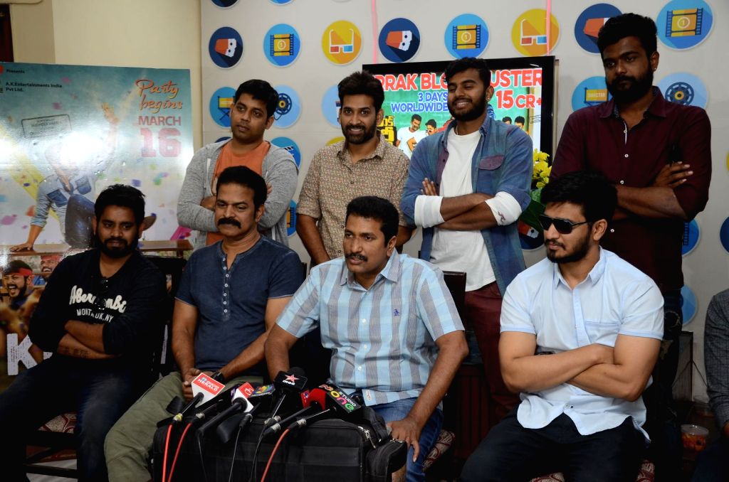 Kirrak Party' movie press meet - Stills