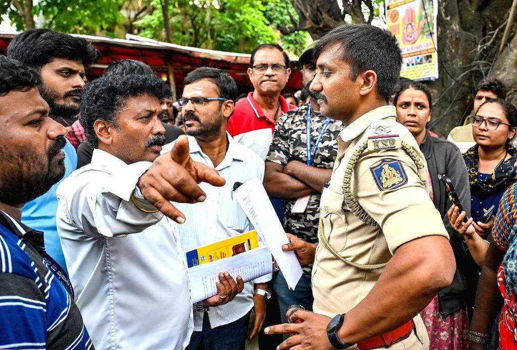 Street vendor eviction drive in Bengaluru