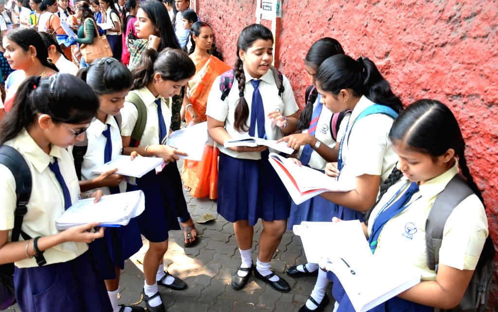 Class 10th Board examinations - Students during last-minute revision