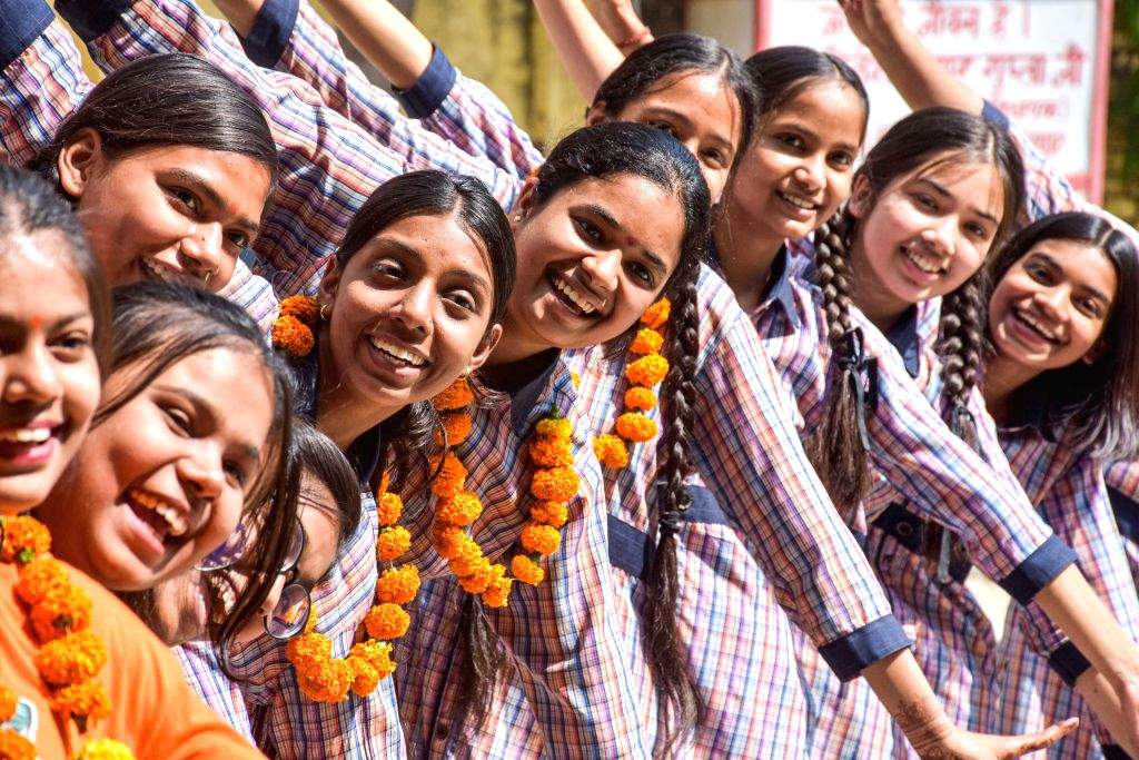 Students Celebrate UP Board Exam Success