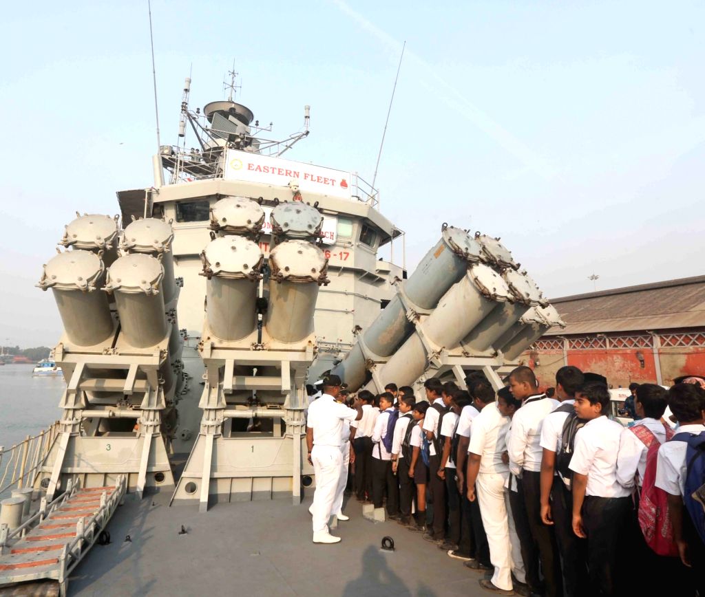 Students visit INS Kirch