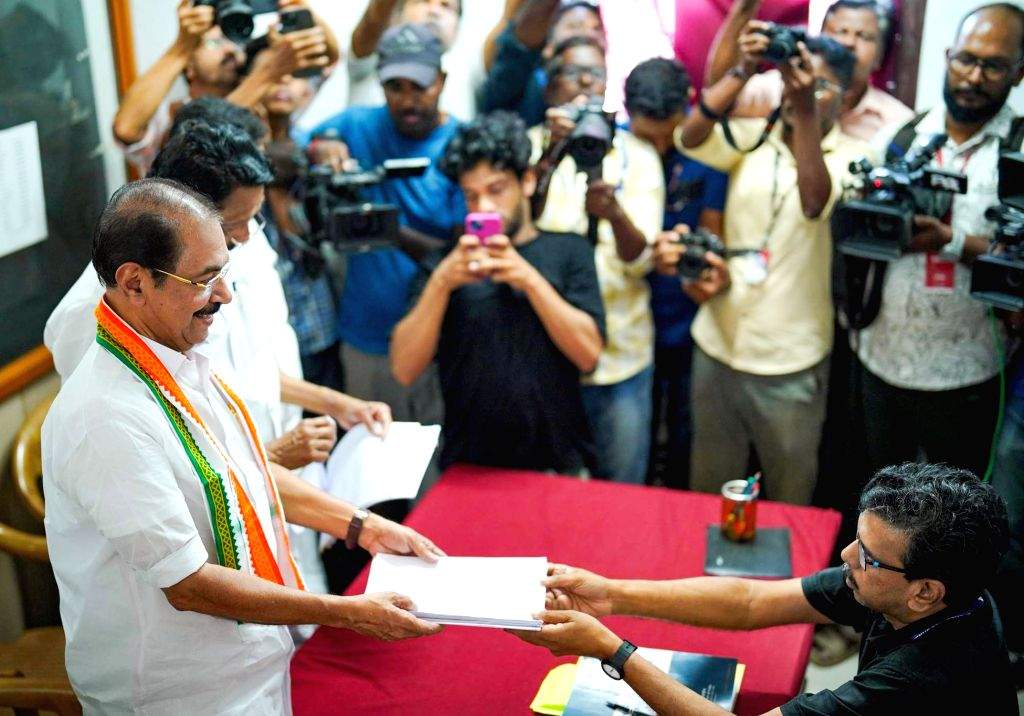 Sunny Joseph files nomination from Peravoor