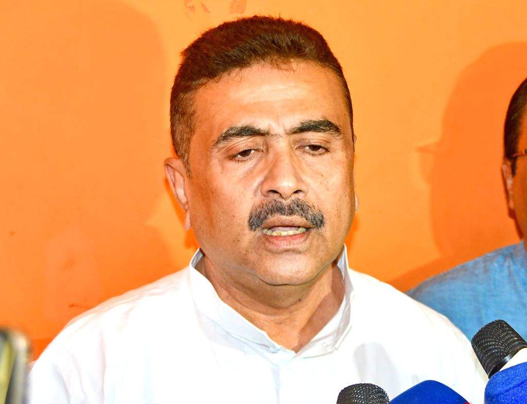Suvendu Adhikari in Bardhaman for BJP district program