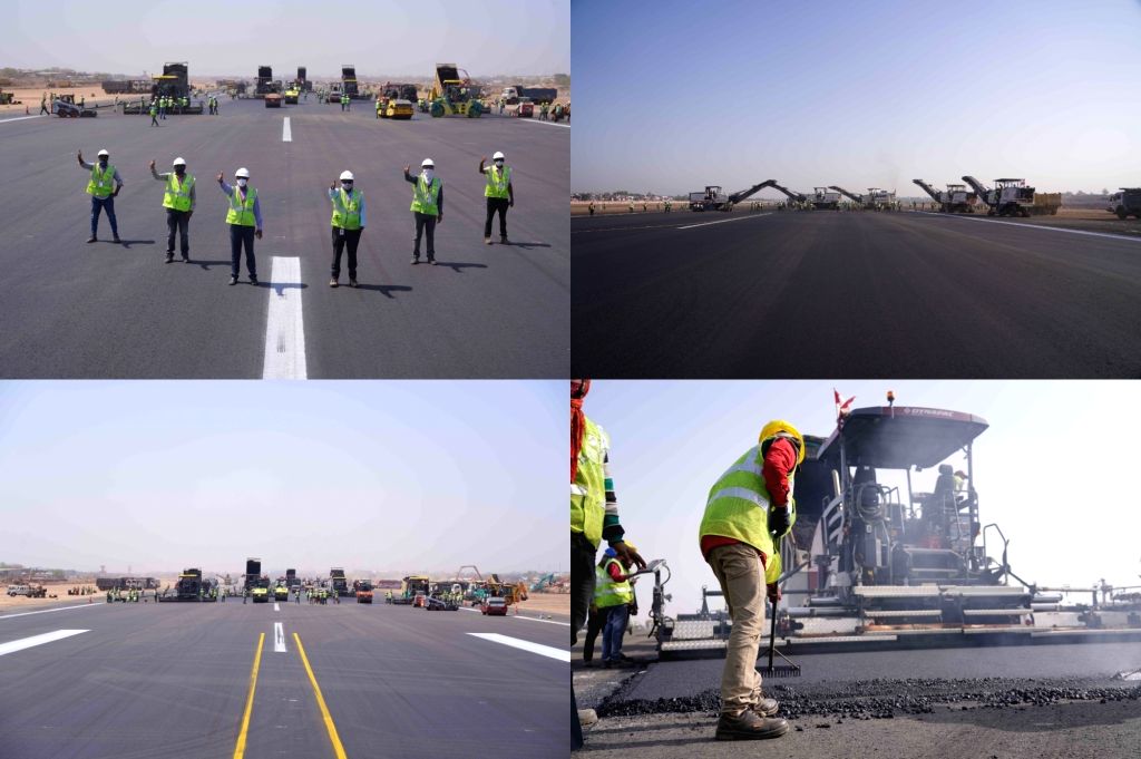 Free Photo:SVPIA sets a national record in runway work