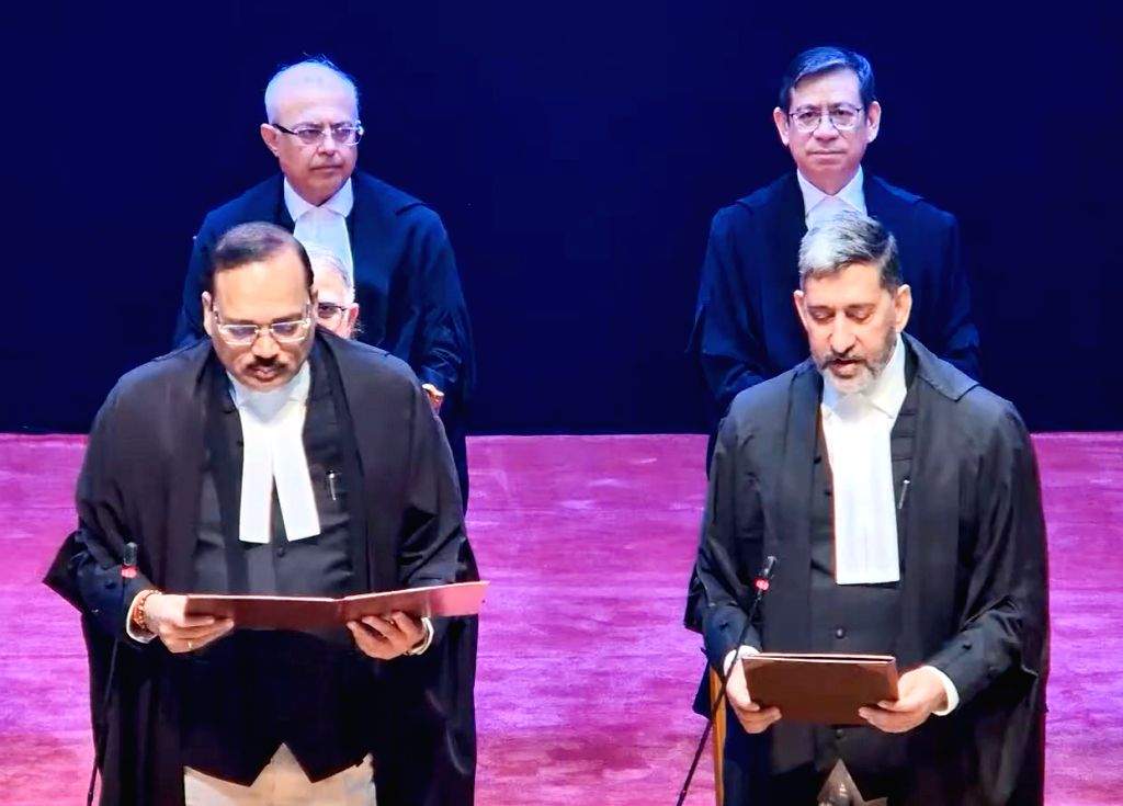 Swearing-in ceremony of new Supreme Court judges