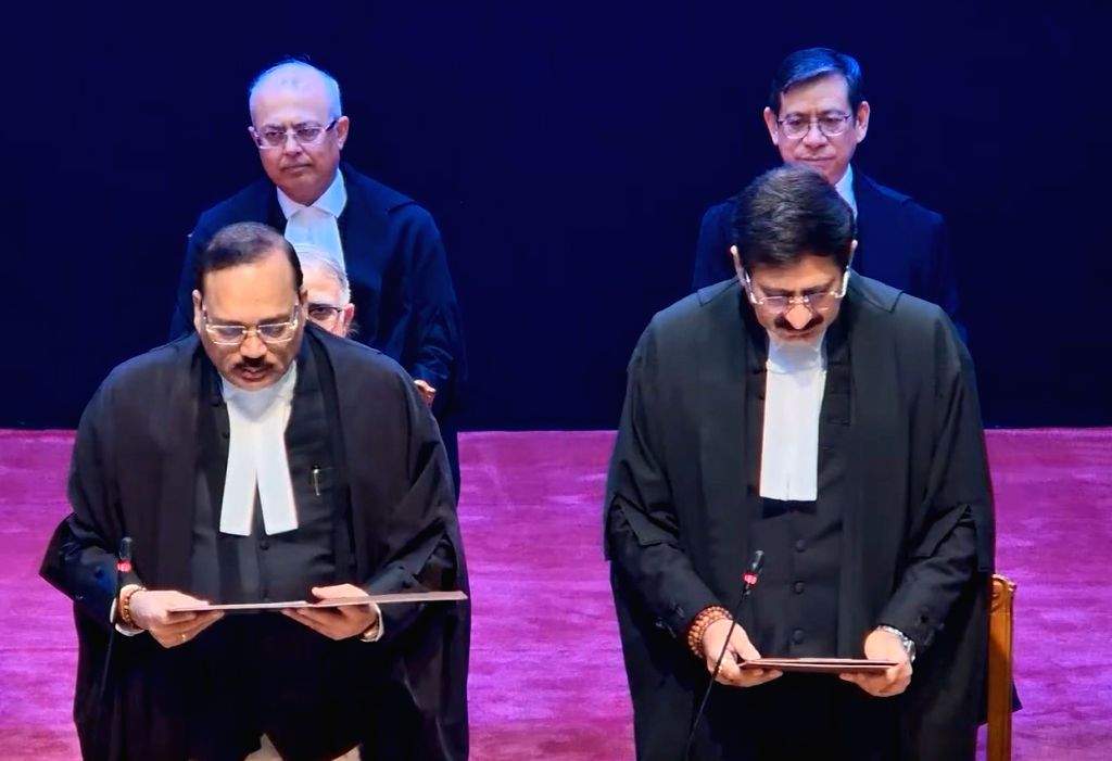Swearing-in ceremony of new Supreme Court judges