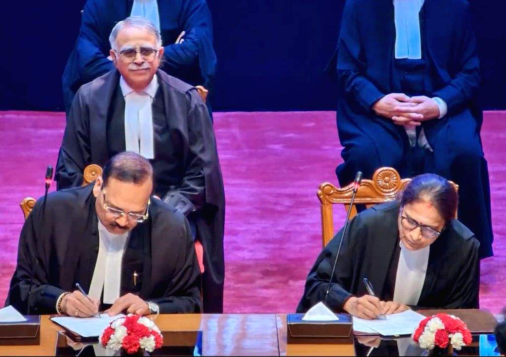 Swearing-in ceremony of new Supreme Court judges