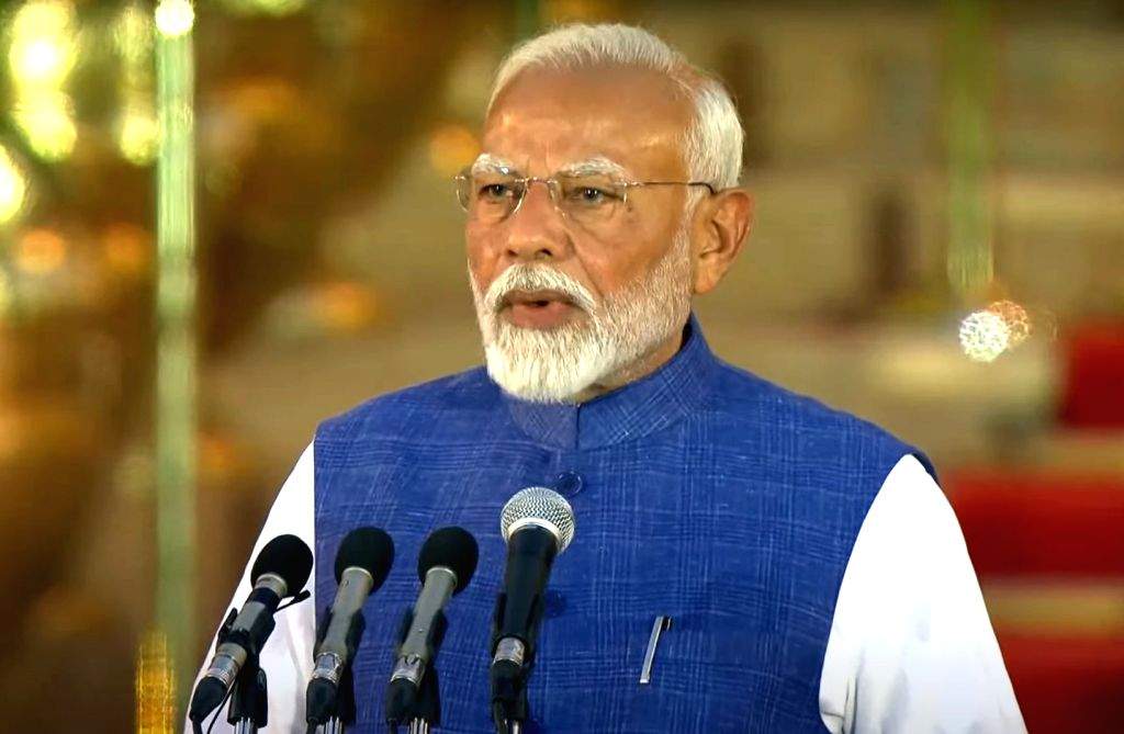 Swearing-in ceremony of Prime Minister-designate Narendra Modi and his ...
