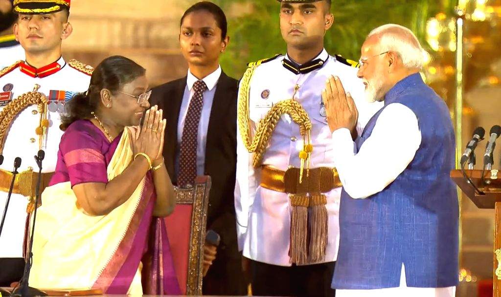 Swearing-in ceremony of Prime Minister-designate Narendra Modi and his ...