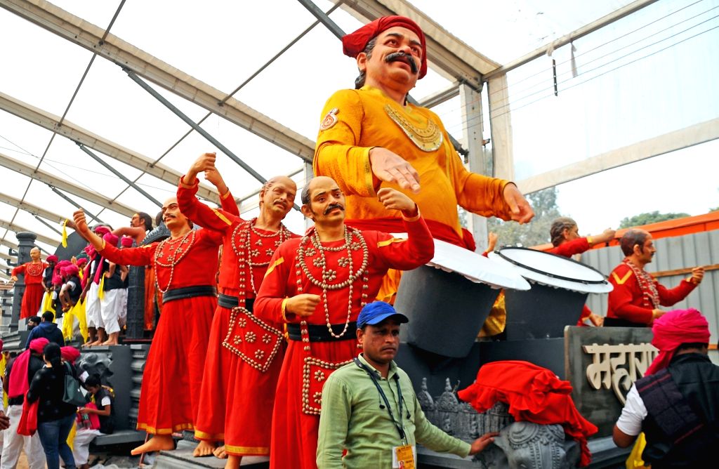 New Delhi : Tableau of the Maharashtra during a press preview