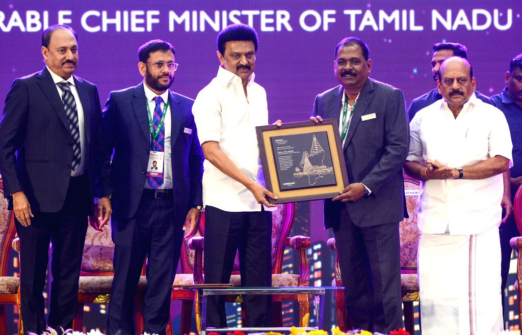 Tamil Nadu Chief Minister MK Stalin attends the inaugural ceremony of ...