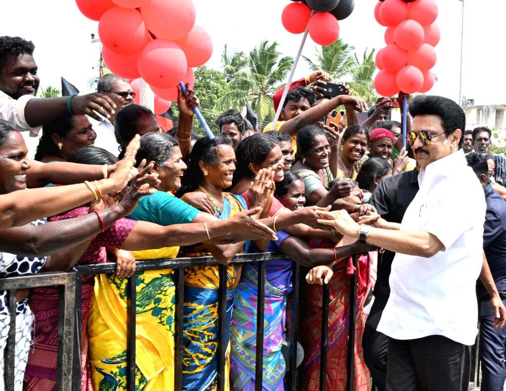 Tamil Nadu Chief Minister MK Stalin receives a warm welcome from ...