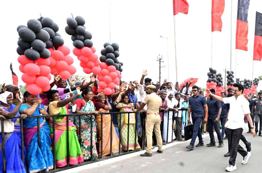 Tamil Nadu Chief Minister MK Stalin receives a warm welcome from ...