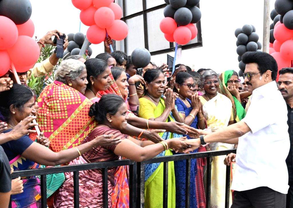 Tamil Nadu Chief Minister MK Stalin receives a warm welcome from ...