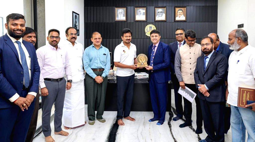 Tamil Nadu Deputy Udhay Stalin receives donation