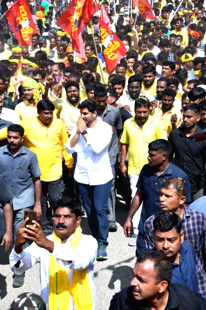 TDP leader Lokesh embarks on 4,000 km-long padyatra