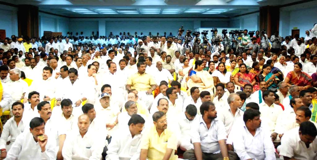 N Chandra Babu Naidu launching Telangana Telugu Desham Party
