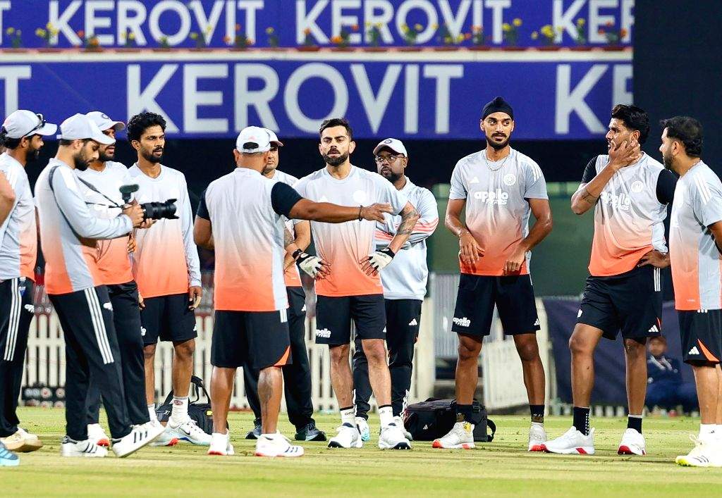 Team India Practice Session Ahead of 1st ODI Match Against South Africa