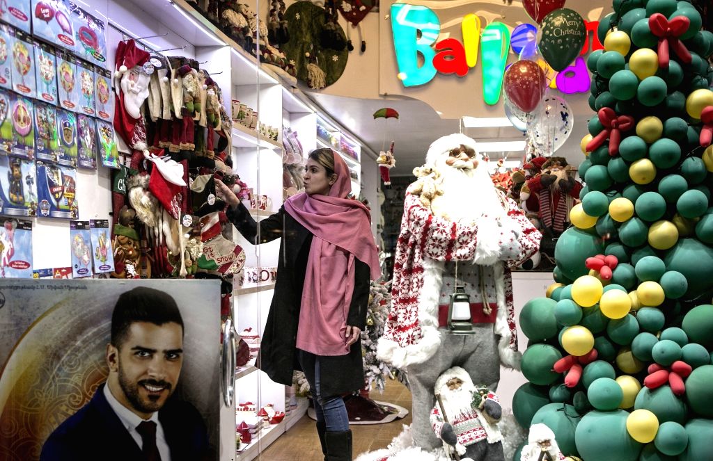 Iran tehran christmas Decorations