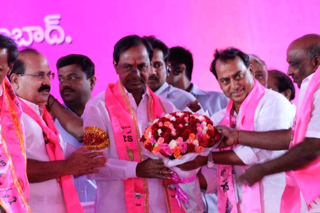 KCR at TRS plenary session