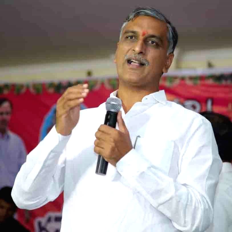 Siddipet (Telangana): T. Harish Rao at TRS meeting