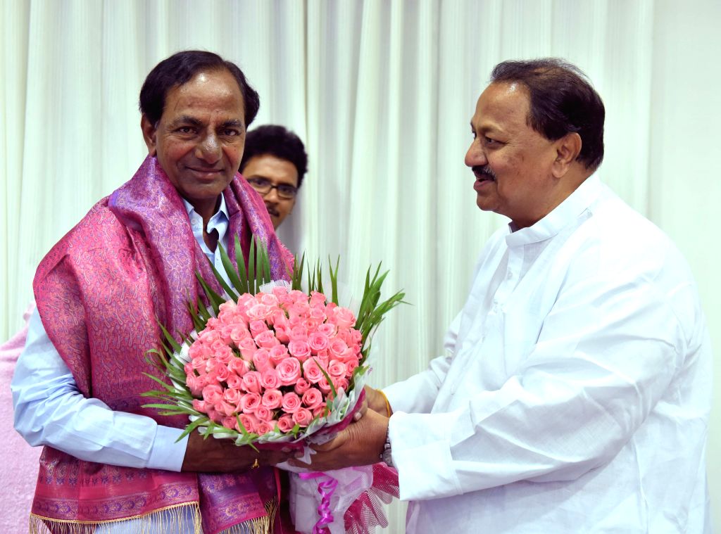 D Srinivas calls on Telangana CM