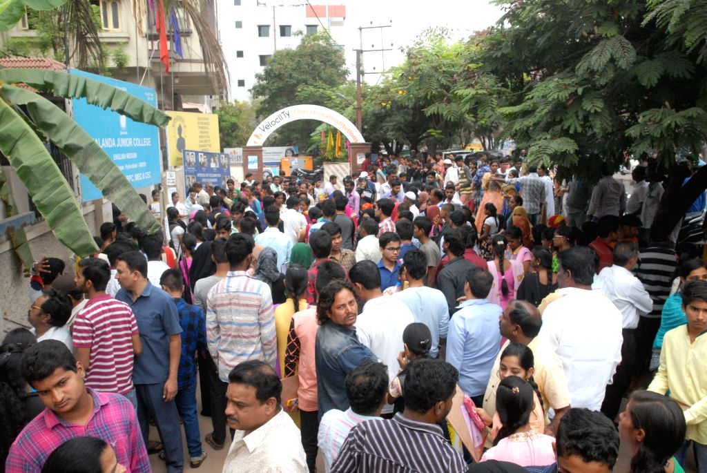 People appear for Telangana SSC examinations